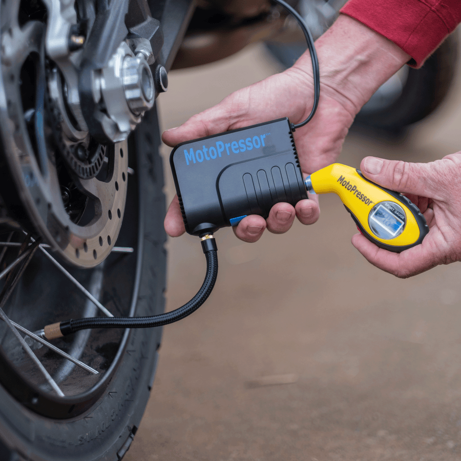 MotoPressor Pocket Pump V2 | Compact Motorcycle Tyre Inflator with ...